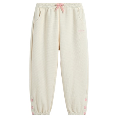 英氏女童高弹束脚卫裤春秋新款