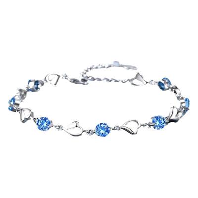 施华洛世奇锆手链999足银