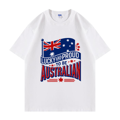 澳大利亚澳洲国旗短袖T恤打底衫