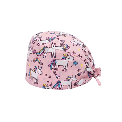 卡通图案男女同款护士帽