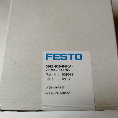 议价全新正品FESTO压力传感器 SDE3-B2D-B-HQ4-2P-M12-EX2-W5 539
