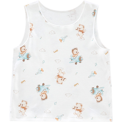 热卖！拉比儿童圆领背心打底上衣