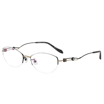 PORTS近视眼镜框纯钛眼镜半框