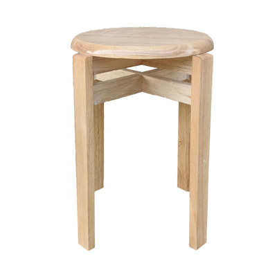 实木餐凳可叠放家用坚固耐用凳子