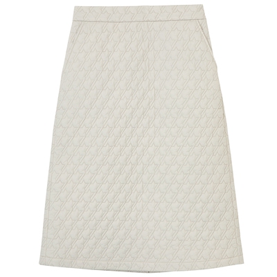 布景简约中长厚款半身裙