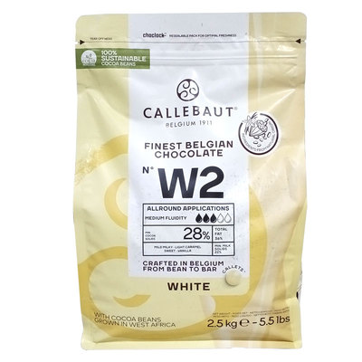 嘉利宝28%白巧克力2.5kg