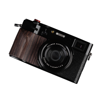 富士x100vi实木手柄防滑贴握感好