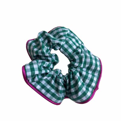 ins撞色碎花仙女大肠发圈