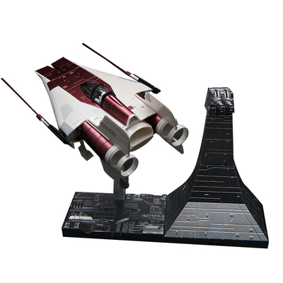 星球大战万代金属着色1/72 A-WING A翼星际战斗机炮楼星战拼装模