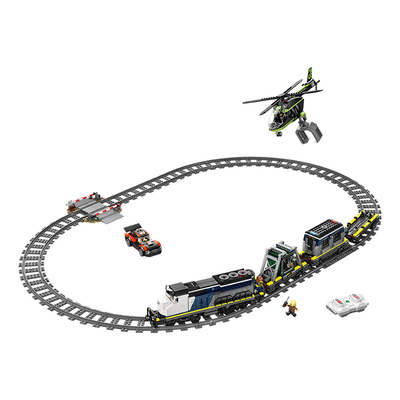 乐高60508警匪大追击列车积木