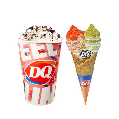 【电子卡券】DQ 1份标准杯暴风雪双头怪冰淇淋套餐【谨防诈骗】