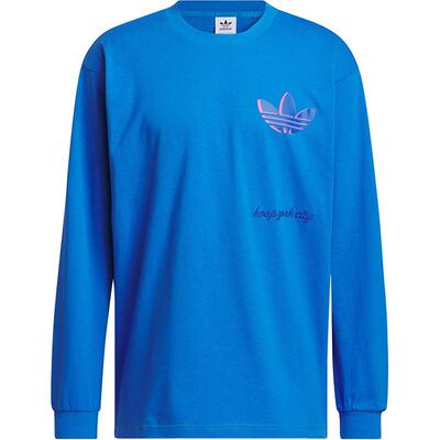 Adidas/阿迪达斯官方正品当季新款三叶草男士运动长袖T恤IT4985