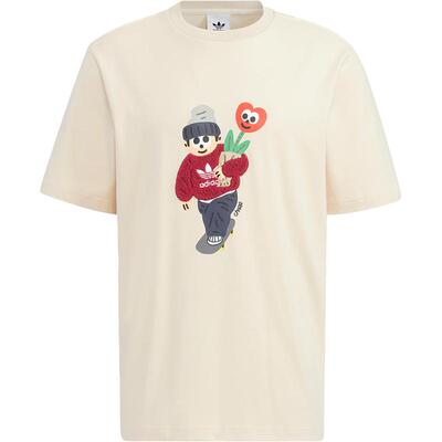 Adidas/阿迪达斯官方正品三叶草当季新款男女运动卡通短袖HR3474