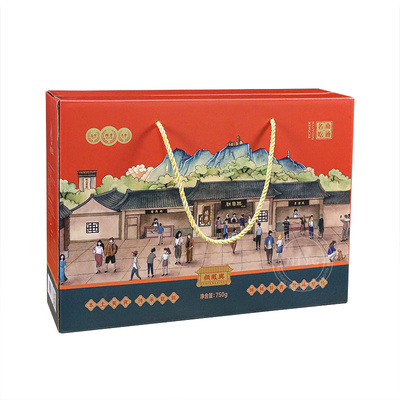 顾兴凤狼山烧鸡真空礼盒装