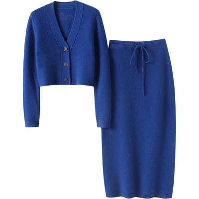 启超高端100%纯山羊绒衫