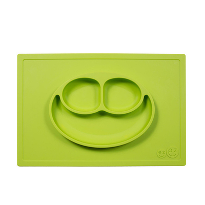 ezpz笑脸大号吸盘式分格宝宝餐具