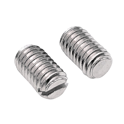 304不锈钢GB73一字开槽平端紧定