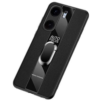 适用vivoiqooneo9仿皮奢华保护壳