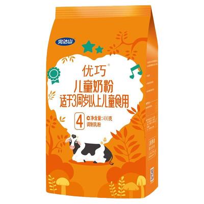 完达山4段新段粉儿童牛奶粉正品