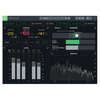 Insight混音插件响度测量