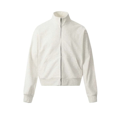 小柯XCOK美式休闲开衫立领长袖夹克卫衣男vibe风宽松短款上衣外套