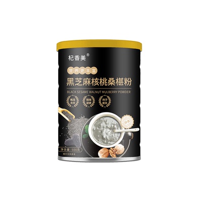 黑芝麻核桃桑葚粉500g