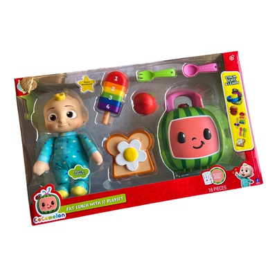 CocomelonJJ人偶和午餐玩具套装