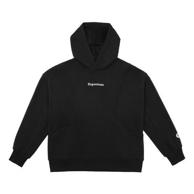 Xuperman运动连帽卫衣长袖上衣