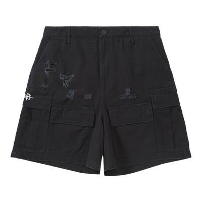 Makemore重磅破坏工装质感短裤