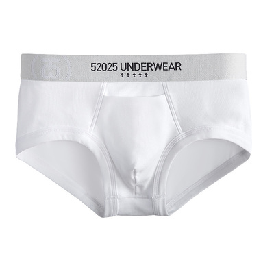 52025罗纹棉莫代尔开口男士内裤