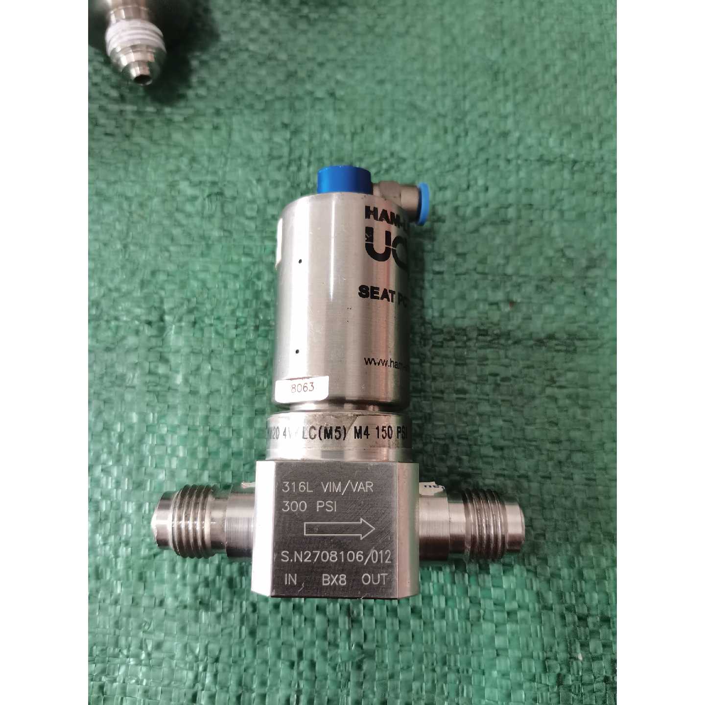 议价德国HAMLET哈姆雷特气动隔膜阀型号HM204VKL维修