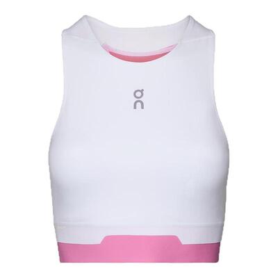 日潮跑腿ON昂跑 女士 Train 2-in-1 短款摇滚背心 White XS 1wf10