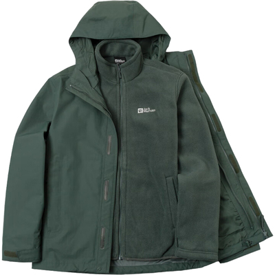 Jack wolfskin/狼爪正品日常男士三合一冲锋衣5012776-4136