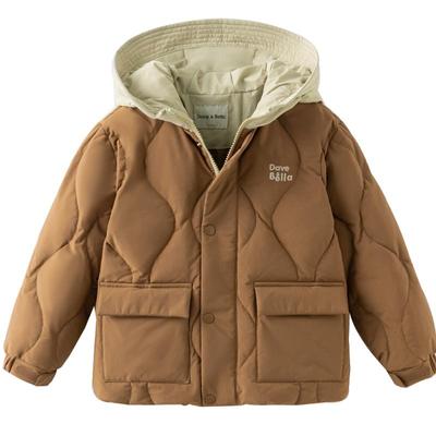 戴维贝拉女童男童羽绒服外套