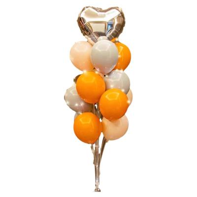 发光地飘立柱气球路引支架用品