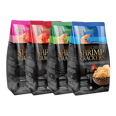 印尼进口啪啪通4口味虾片85g