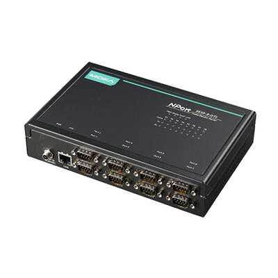 议价摩莎MOXA NPort5650-8-DTL RS232 422 485 8口串口服务器 正