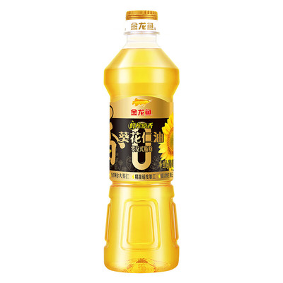 金龙鱼零反式脂肪鲜榨原香葵花仁油 压榨一级/700mL 小瓶食用油