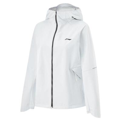 李宁正品女子防风透湿连帽风衣