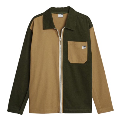 Puma/彪马正品2025新款男士时尚拼接翻领夹克外套621291-31