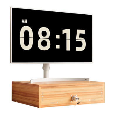 电脑增高架显示屏抬高架支撑架办公室桌面收纳置物架抽屉式整理架