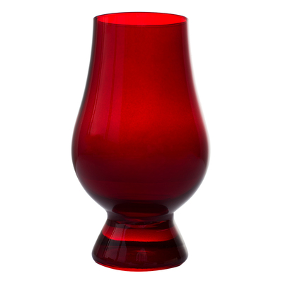 英国格兰凯恩水晶玻璃红色盲品杯