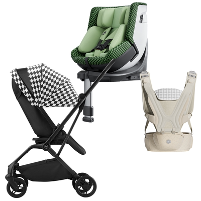 HBR虎贝尔E360pro+婴儿推车+腰凳