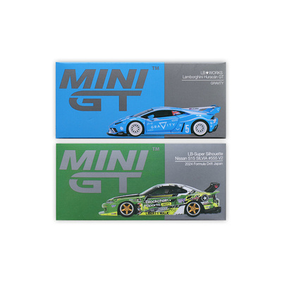 MINIGT双车兰博基尼保时捷