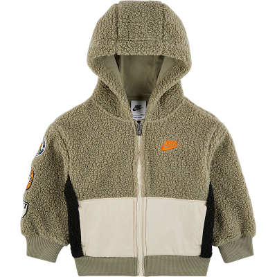 Nike/耐克正品婴童保暖拉链开襟加绒温暖舒适连帽外套IU0870-320