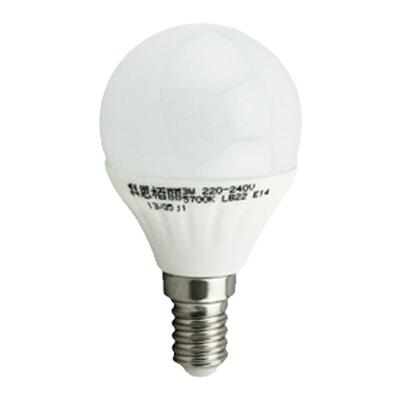 科思栢丽LED球泡E14陶瓷球泡+E14变E27灯口，可用在台灯，壁灯！