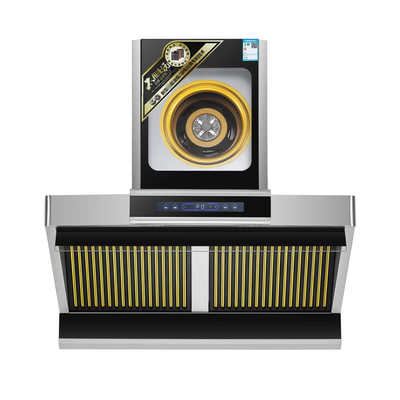 澳莱森X1-A不锈钢油烟机油烟分离免清洗物理净化侧吸式变频大吸力