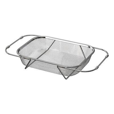 不锈钢沥水篮水槽用可伸缩沥水架碗碟盘筷洗菜盆洗碗池专用滤水架