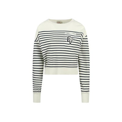 女士长袖毛衣Evisu圆领