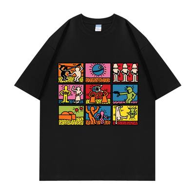 凯斯哈林Keith Haring星球大战Star Wars周边短袖T恤衣服体恤半袖